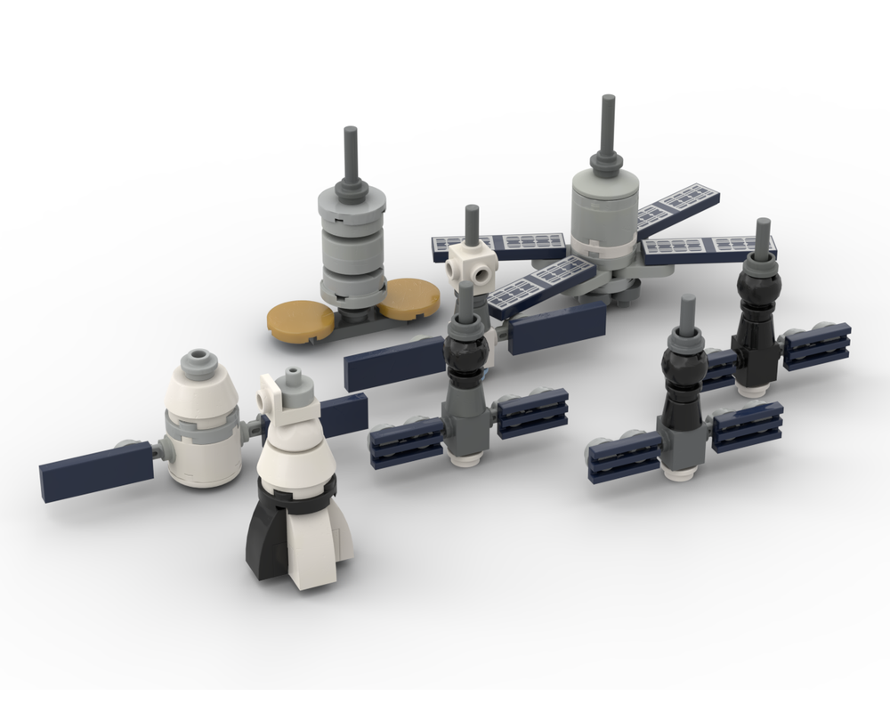 LEGO MOC ISS scale spacecrafts (1:220) by Uldryth | Rebrickable - Build ...