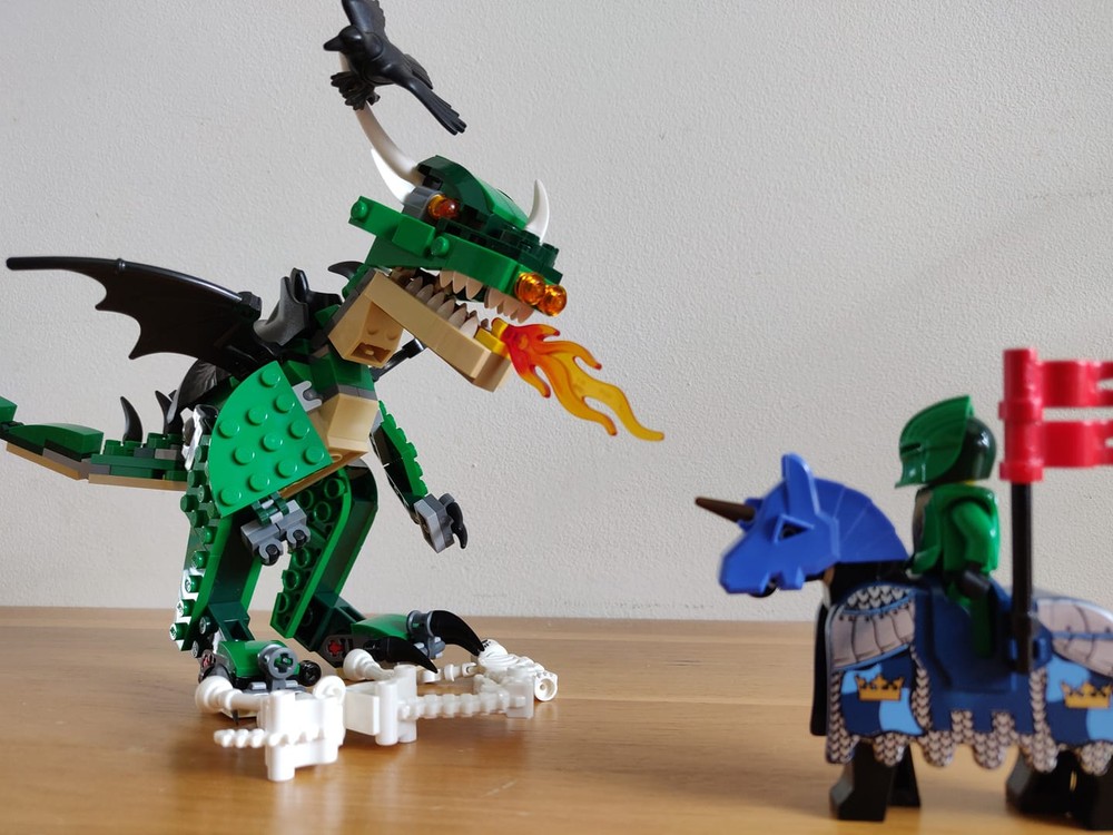 LEGO MOC Mighty Dragon by beyondblocks | Rebrickable - Build with LEGO