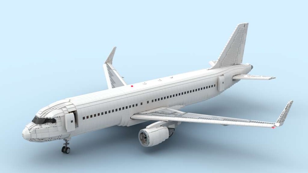 LEGO MOC Airbus A320 by renaatdemuynck | Rebrickable - Build with LEGO