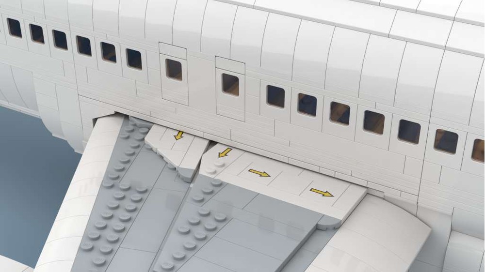 LEGO MOC Airbus A320 by renaatdemuynck | Rebrickable - Build with LEGO
