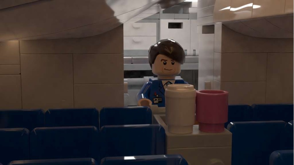 LEGO MOC Airbus A320 by renaatdemuynck | Rebrickable - Build with LEGO