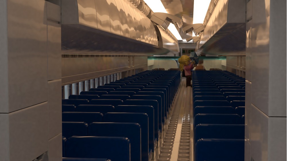 LEGO MOC Airbus A320 by renaatdemuynck | Rebrickable - Build with LEGO