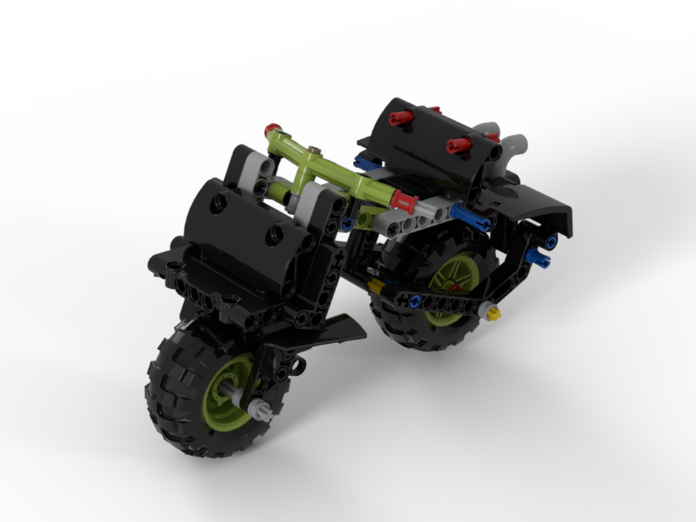 LEGO MOC Big Wheel Bike by zumaidi | Rebrickable - Build with LEGO
