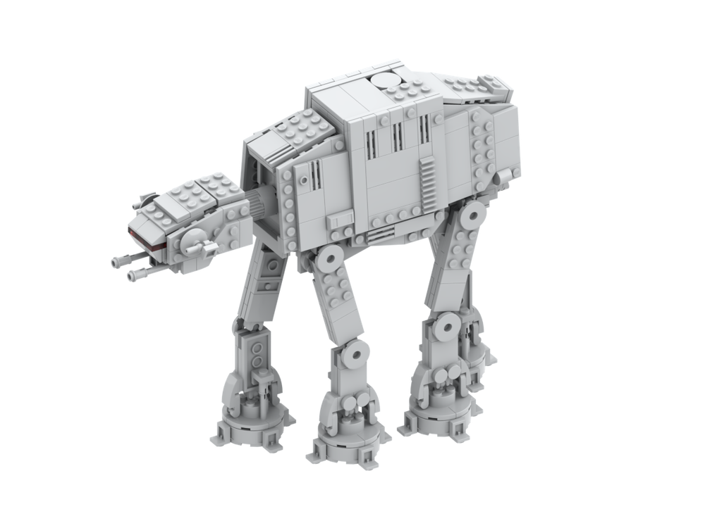 LEGO MOC Micro Series AT-AT Walker, 1:128 by obiwanklemmobi ...