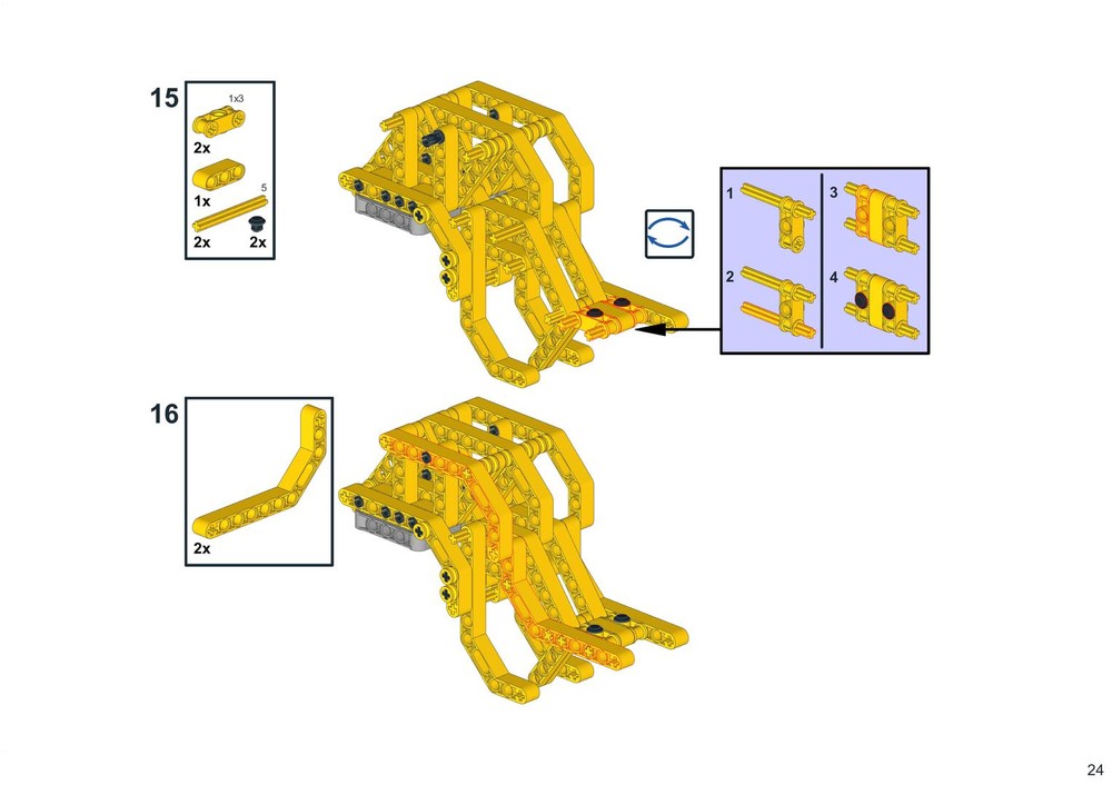 LEGO MOC Pneumatic Jack-up System by legolaus | Rebrickable - Build ...