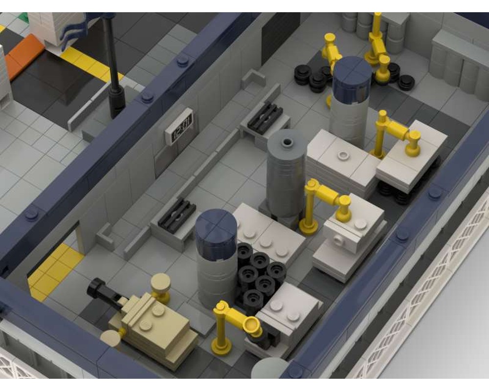 LEGO MOC Modular Factory #2 by meregt | Rebrickable - Build with LEGO