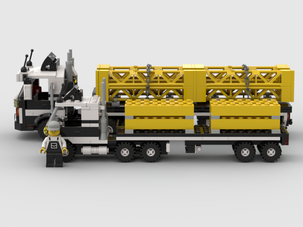 LEGO MOC Big Rig by HaulingBricks | Rebrickable - Build with LEGO