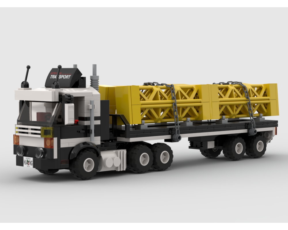 LEGO MOC Big Rig by HaulingBricks | Rebrickable - Build with LEGO