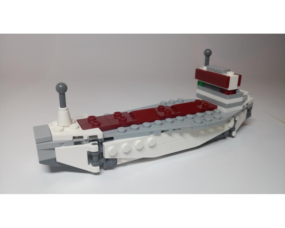 LEGO MOC Futuristic Cargo Ship by Dafeld | Rebrickable - Build with LEGO