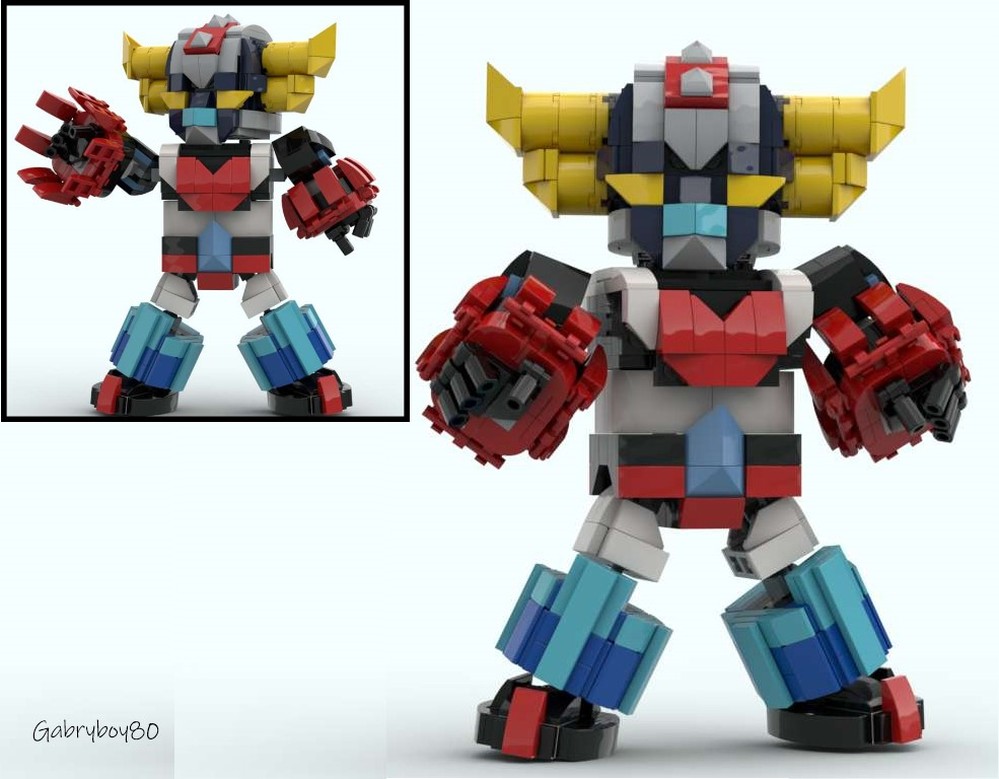 LEGO MOC Lego UFO Robot Goldrake SD by Gabryboy80 | Rebrickable - Build ...