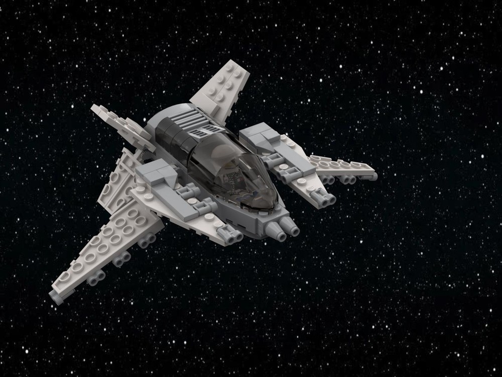 LEGO MOC Interceptor Space Fighter by silenfu | Rebrickable - Build ...