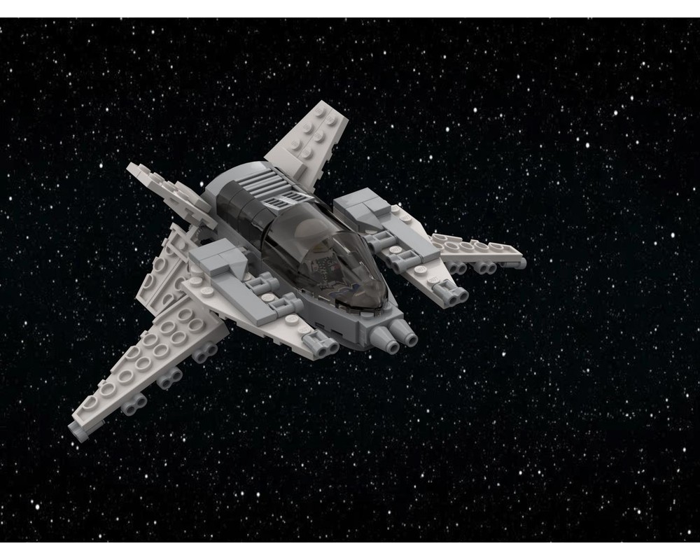 LEGO MOC Interceptor Space Fighter by silenfu | Rebrickable - Build ...