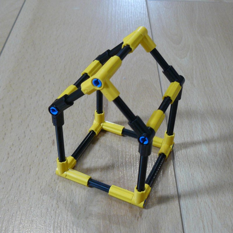 Lego Moc House Cube By Tinwetar Rebrickable Build With Lego