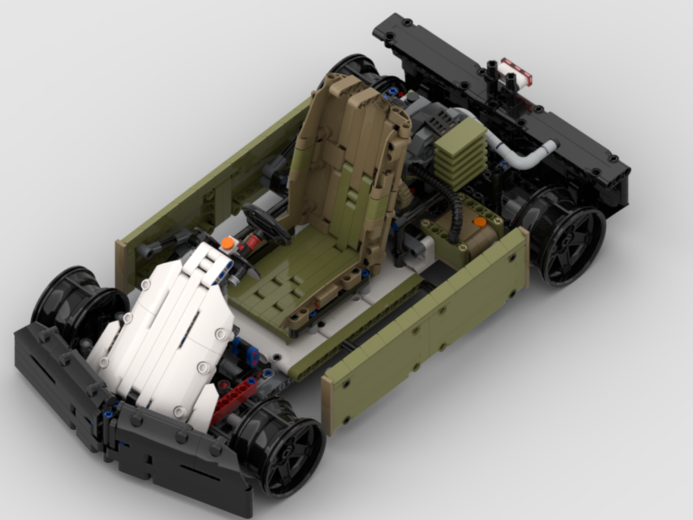 Lego Moc 42110 Alt Gokart By Przemoe Rebrickable Build With Lego