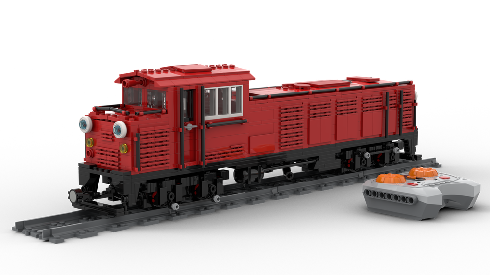 LEGO MOC Japanese DL 43 Locomotive by Yellow.LXF | Rebrickable - Build ...