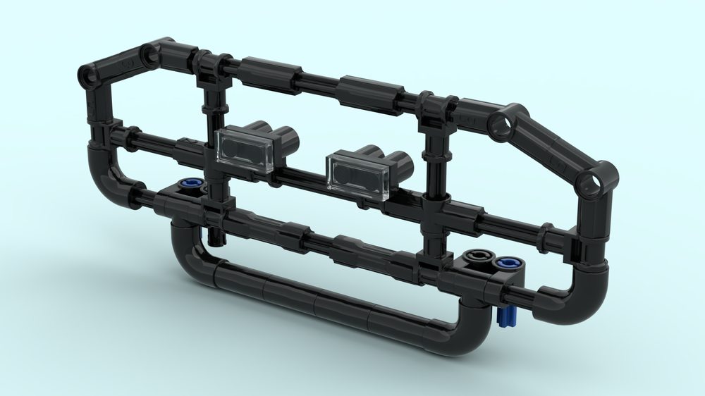 Lego Moc Bull Guard Addition For Uaz 3151 By Keymaker Rebrickable