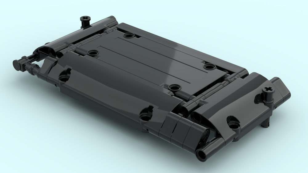Lego Moc Trunk Cover Addition For Uaz 3151 By Keymaker Rebrickable