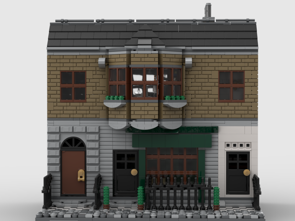 LEGO MOC 221B Baker Street by snotwars | Rebrickable - Build with LEGO