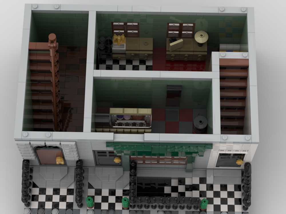 LEGO MOC 221B Baker Street by snotwars | Rebrickable - Build with LEGO