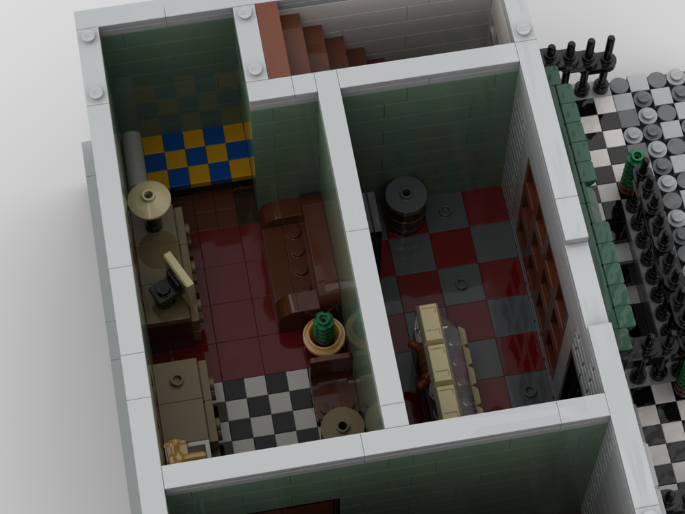 LEGO MOC 221B Baker Street by snotwars | Rebrickable - Build with LEGO
