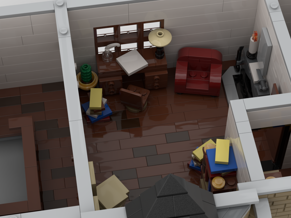 LEGO MOC 221B Baker Street by snotwars | Rebrickable - Build with LEGO