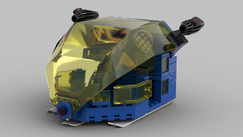 LEGO MOC Chunky Valley Shuttle Ver A by zero_g_is_fun | Rebrickable ...