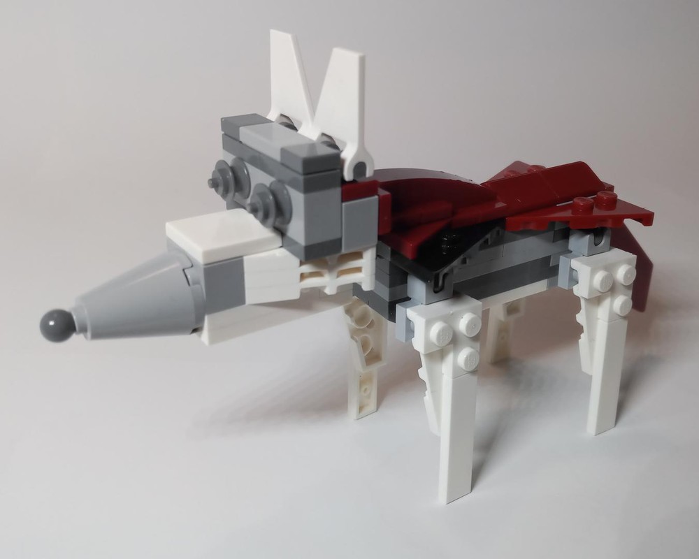 LEGO MOC-75666 Futuristic Wolf by Dafeld | Rebrickable - Build with LEGO