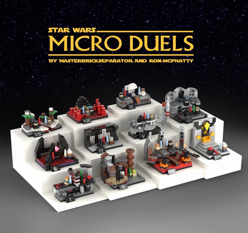 LEGO MOC Micro Lightsaber Duels - The Skywalker Saga - Collaboration w ...