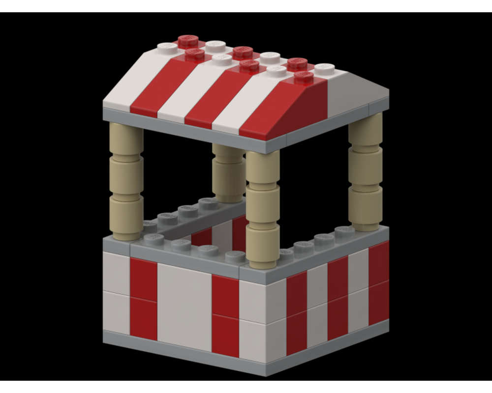 LEGO MOC Market stall by ViczBrickz | Rebrickable - Build with LEGO