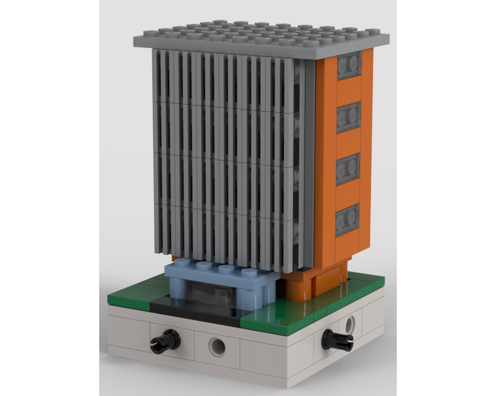 LEGO MOC Modular City - High Building by The0 | Rebrickable - Build ...