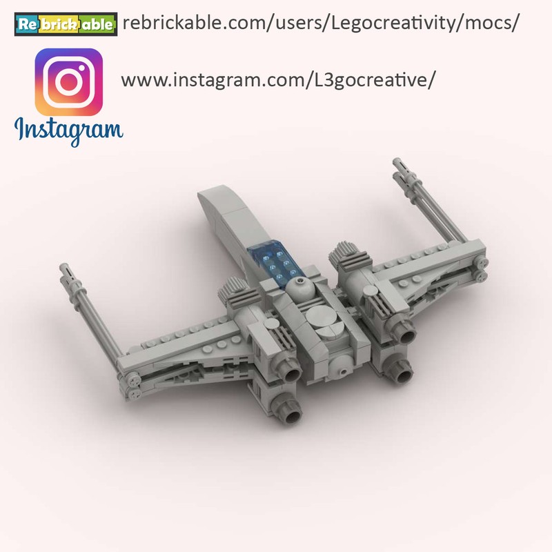 LEGO MOC Rogue Squadron inspired Starfighter by Legocreativity ...