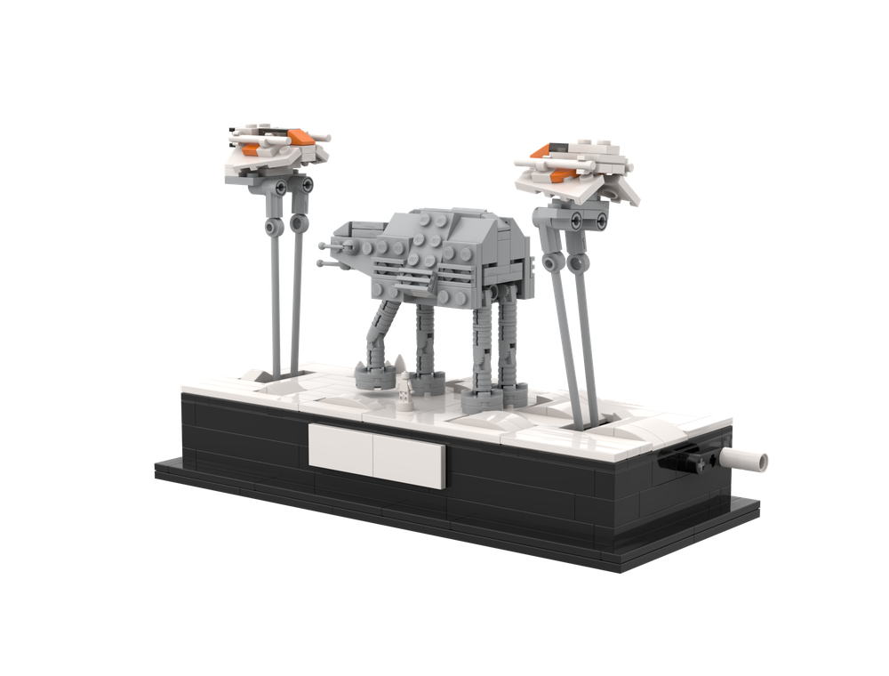 LEGO MOC Battle of Hoth - Flight Pursuit by Kubaccino | Rebrickable ...