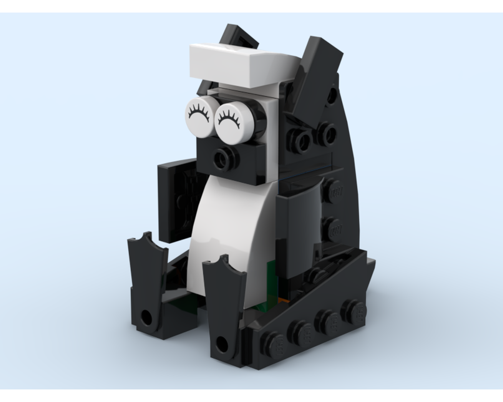LEGO MOC 11946 Panda by thekitchenscientist | Rebrickable - Build with LEGO