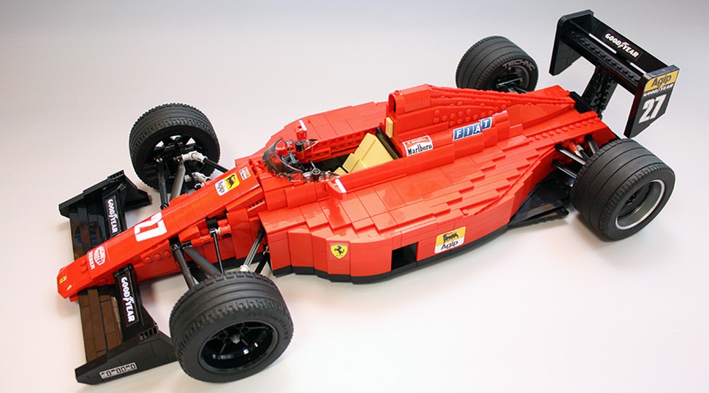 LEGO MOC Ferrari 640 F1-89 - scale 1:8 by RoscoPC | Rebrickable - Build ...