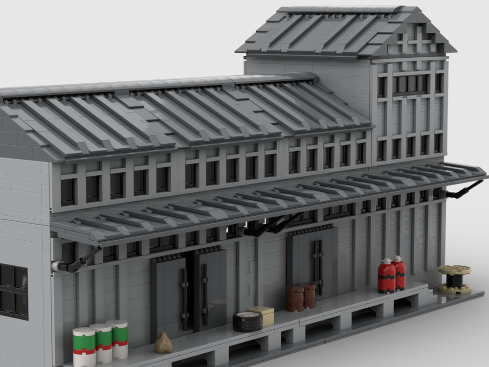 LEGO MOC Train Freight Depot by rvn0516 | Rebrickable - Build with LEGO