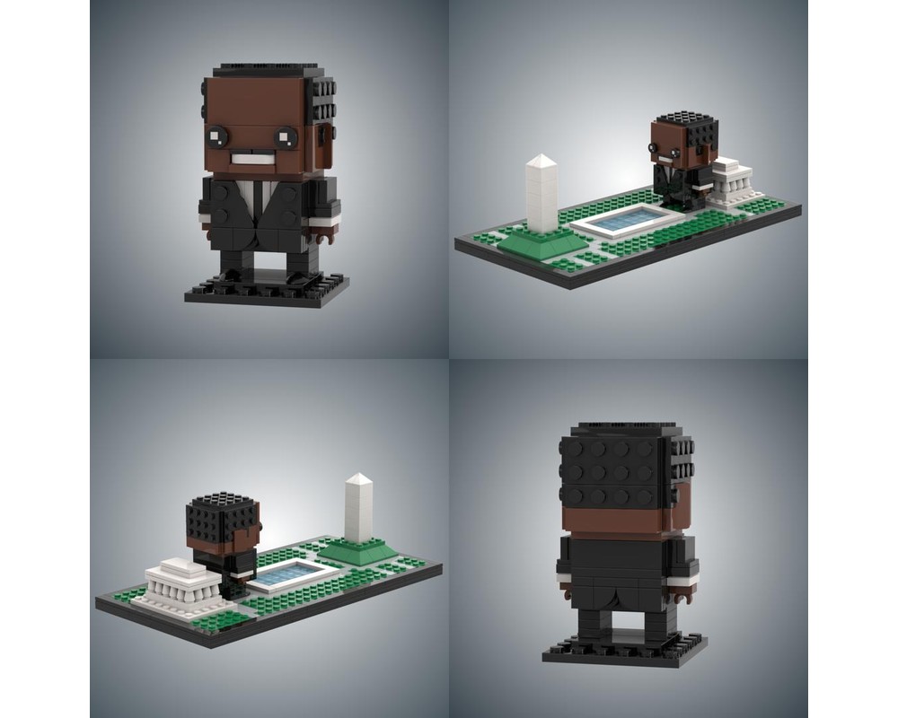 LEGO MOC Dr. Martin Luther King Jr. by SkyCaptain | Rebrickable - Build ...