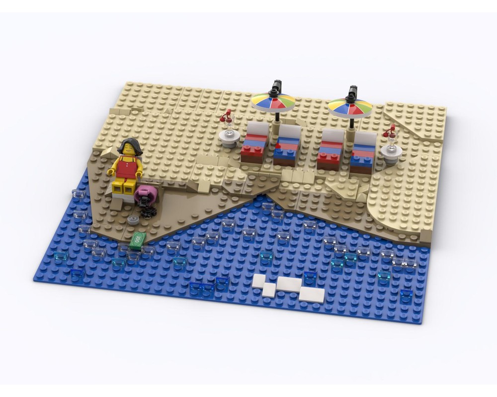 LEGO MOC Beach C by jaredhinton | Rebrickable - Build with LEGO