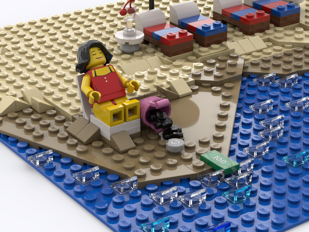 LEGO MOC Beach C by jaredhinton | Rebrickable - Build with LEGO