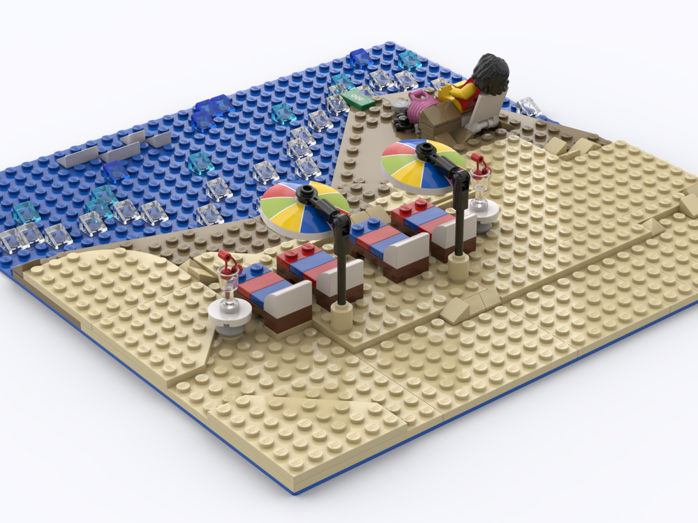 LEGO MOC Beach C by jaredhinton | Rebrickable - Build with LEGO