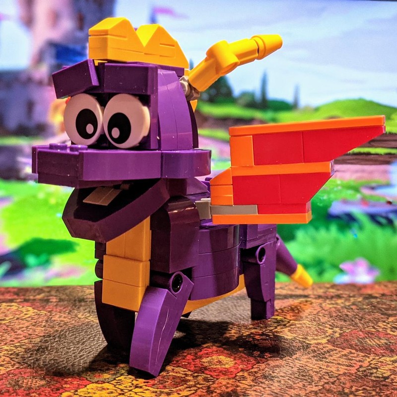 LEGO MOC Spyro the Dragon by Vanto | Rebrickable - Build with LEGO