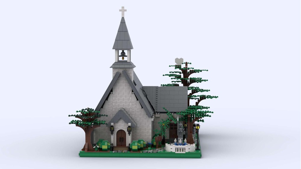 LEGO MOC ----Small Trinity Church by AcStudio | Rebrickable - Build ...