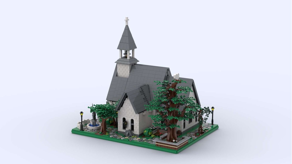 LEGO MOC ----Small Trinity Church by AcStudio | Rebrickable - Build ...