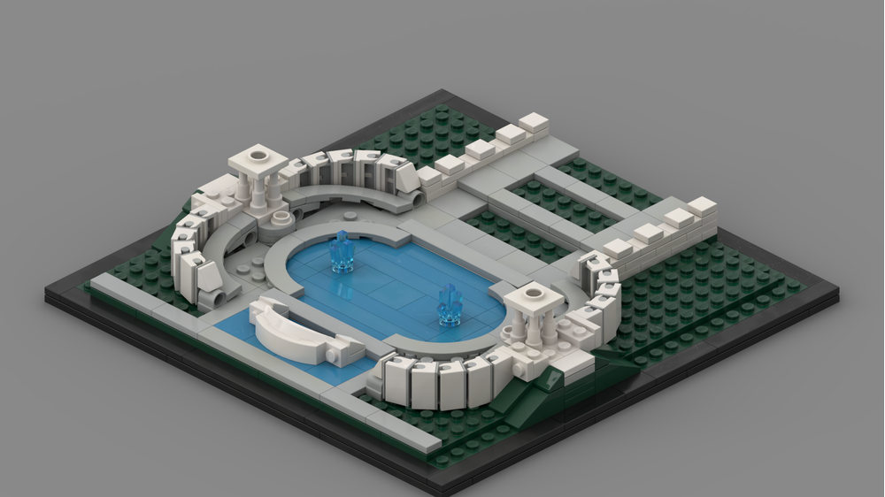 LEGO MOC World War II Memorial by bubbawannabet | Rebrickable - Build ...