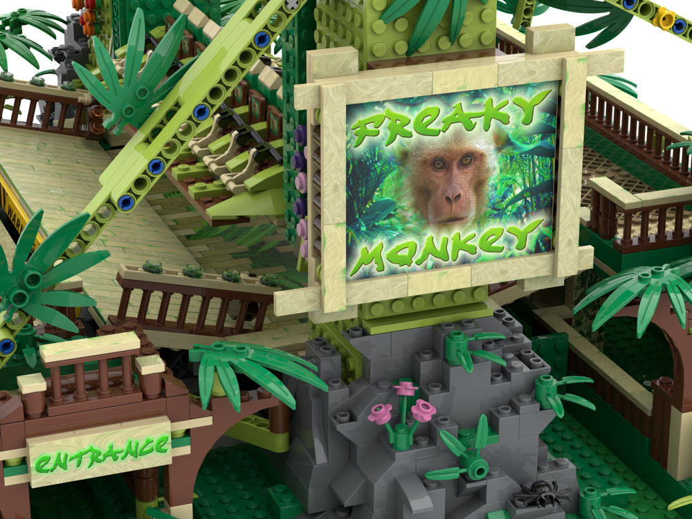 LEGO MOC Freaky Monkey by Benbrickattractions | Rebrickable - Build ...