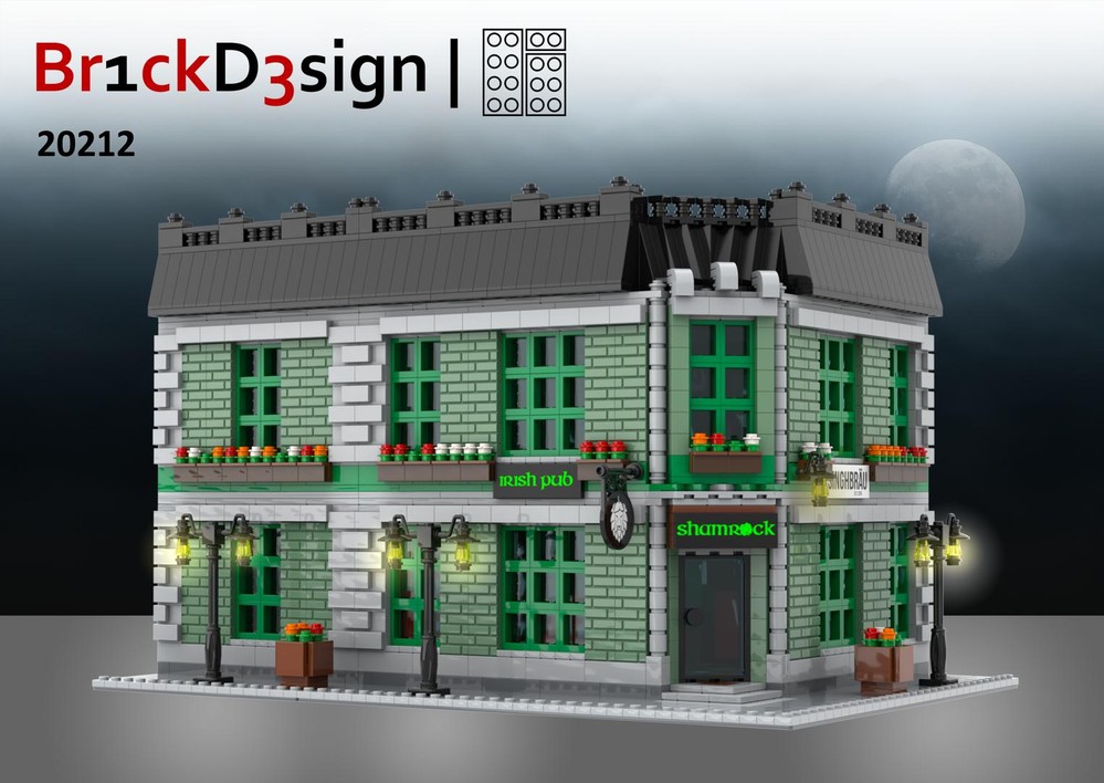 LEGO MOC Shamrock by Br1ckD3sign | Rebrickable - Build with LEGO