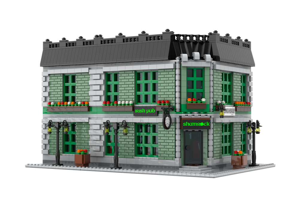 LEGO MOC Shamrock by Br1ckD3sign | Rebrickable - Build with LEGO