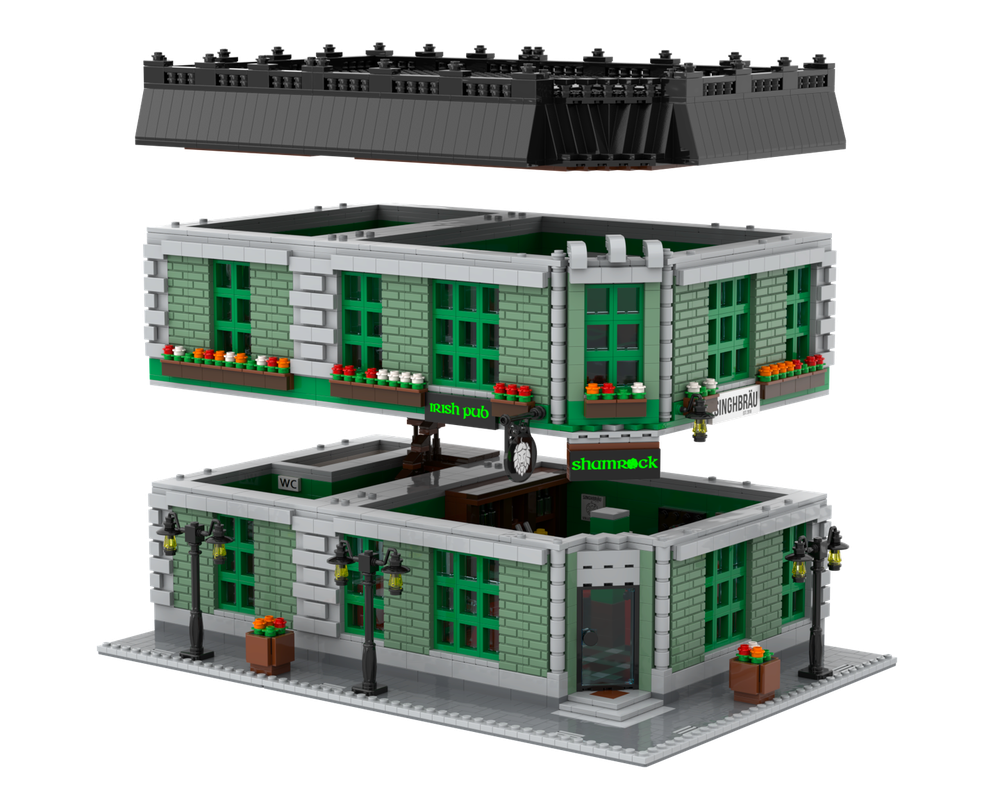 LEGO MOC Shamrock by Br1ckD3sign | Rebrickable - Build with LEGO