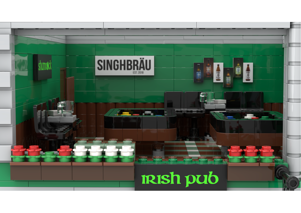 LEGO MOC Shamrock by Br1ckD3sign | Rebrickable - Build with LEGO