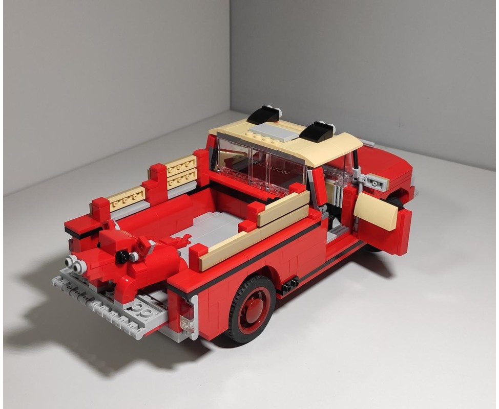 LEGO MOC 10258 Farmer's Pickup by Kirvet | Rebrickable - Build with LEGO