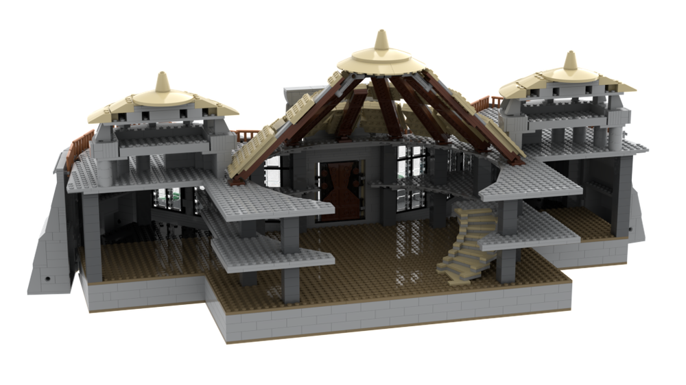 LEGO MOC Jurassic Park Visitor Center by Brick-o-lantern | Rebrickable ...
